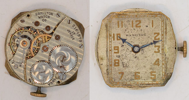 Dave's Watch Parts and Tools - Hamilton Parts Movements