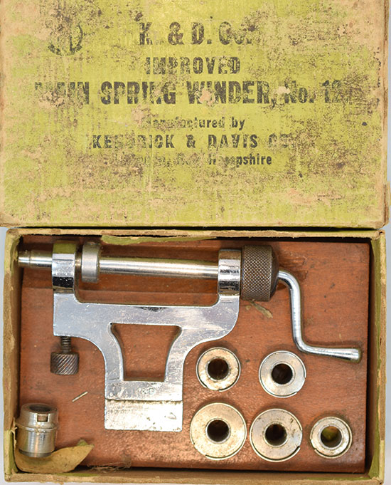 Dave's Watch Parts and Tools - Mainspring Winders